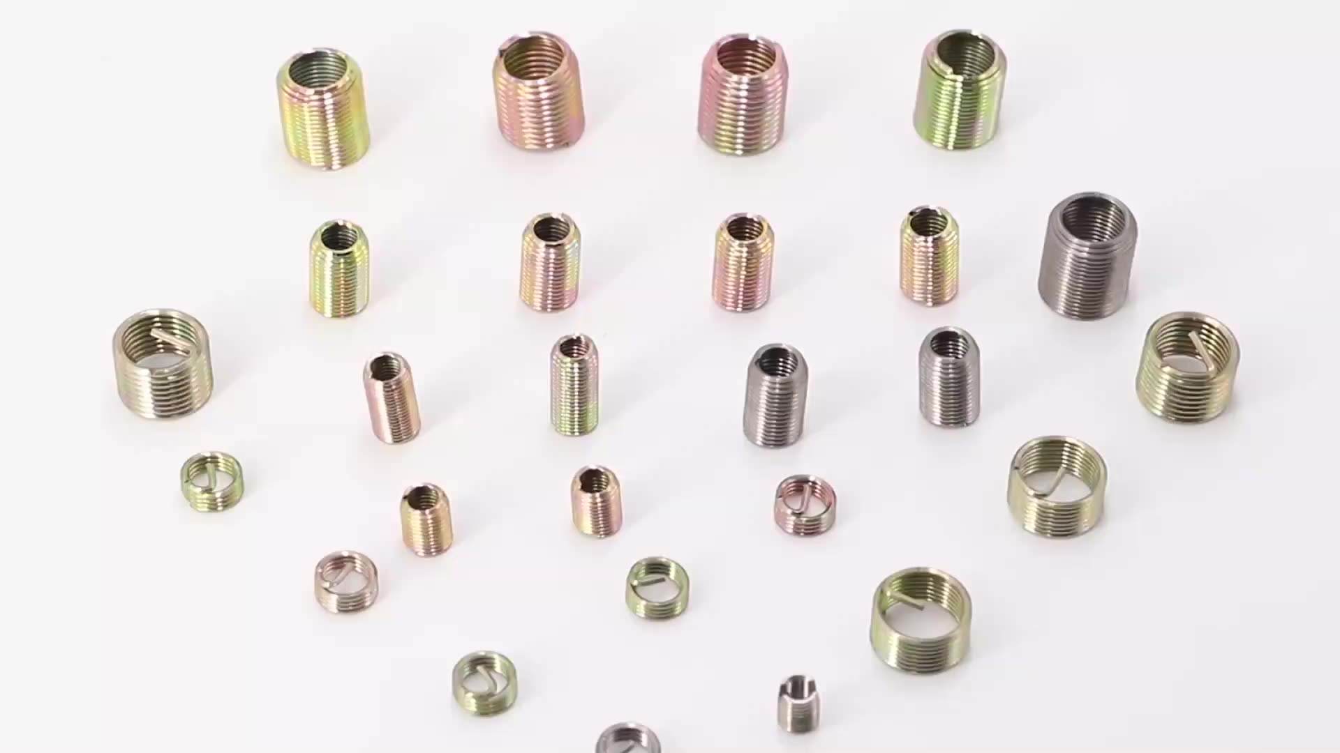 Fastener Manufacturer M10X1.25 stainless steel Wire Thread Inserts ...