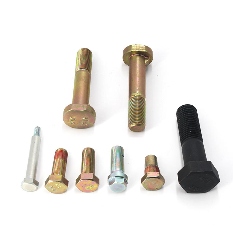 Grade10.9 Non-Standard Color Zinc Plated Automobile Standard Hex Bolt ...