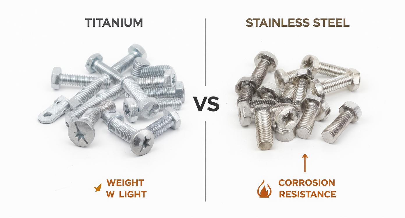 Fastener Stainless Steel or Titanium Fasteners? Compare Now
